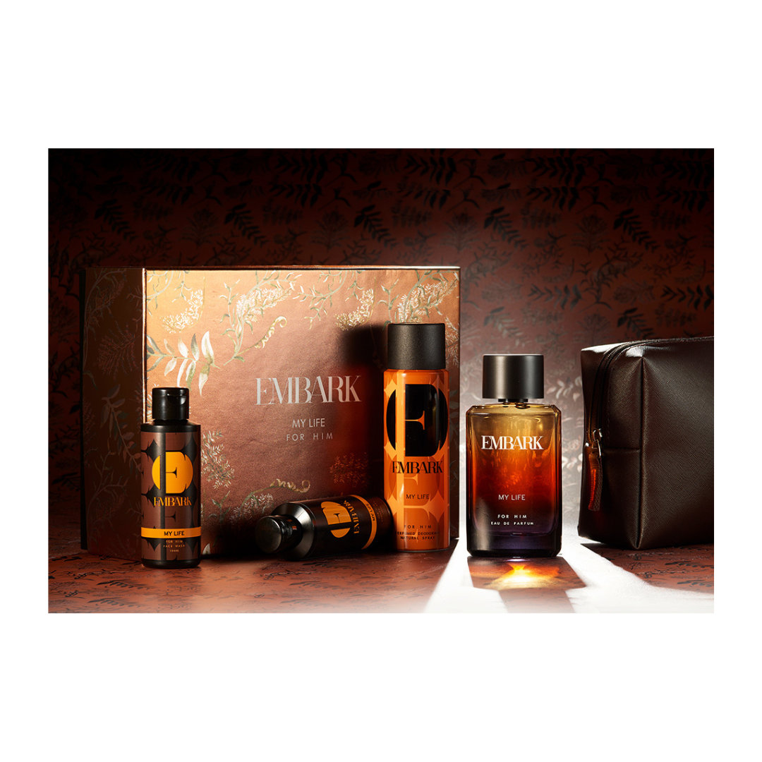 Shop My Life for Him 5-Piece Giftset Combo Pack Online | Embark Perfumes